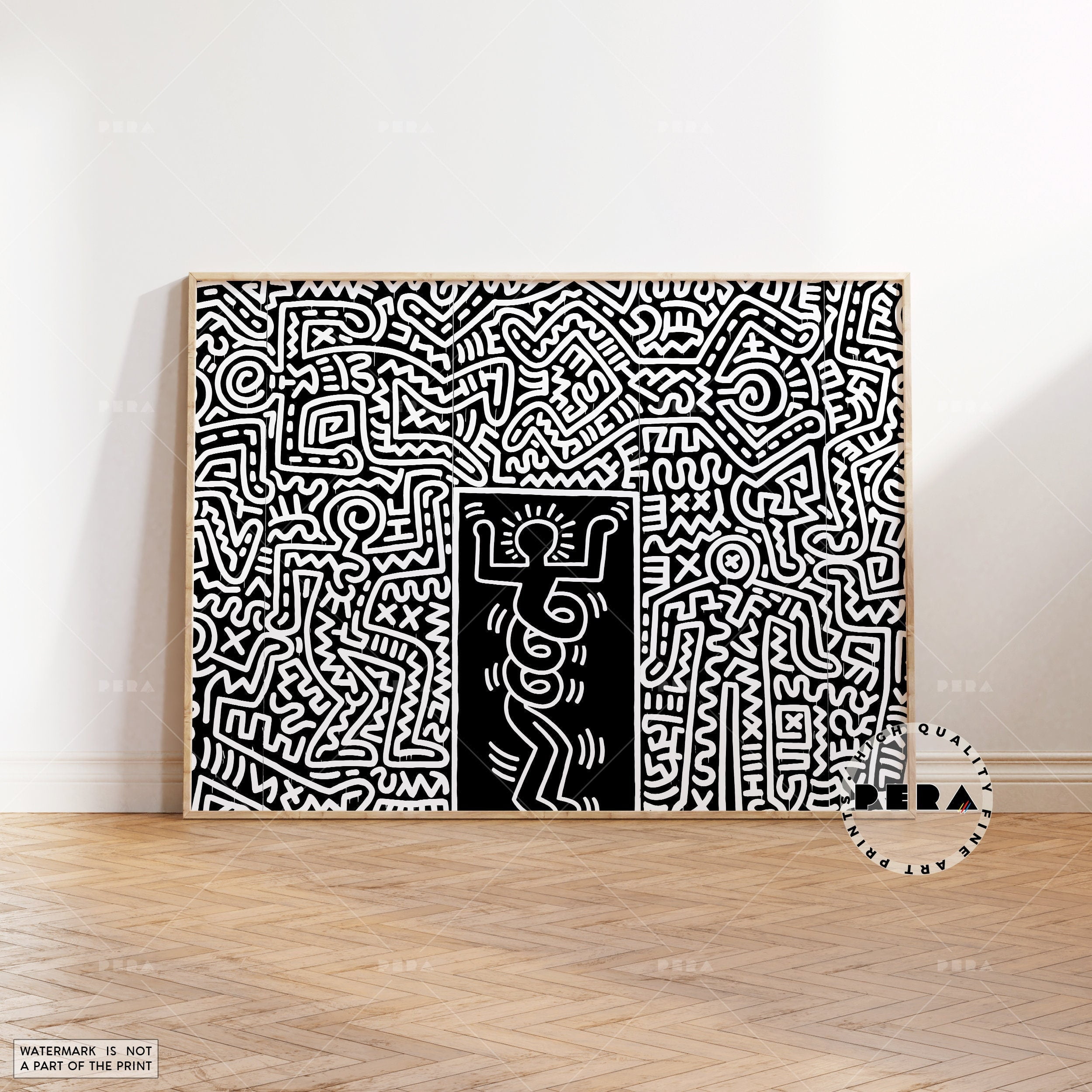 Keith Haring, Sweet Saturday Night 1985, Keith Haring Poster, Pop Art ...