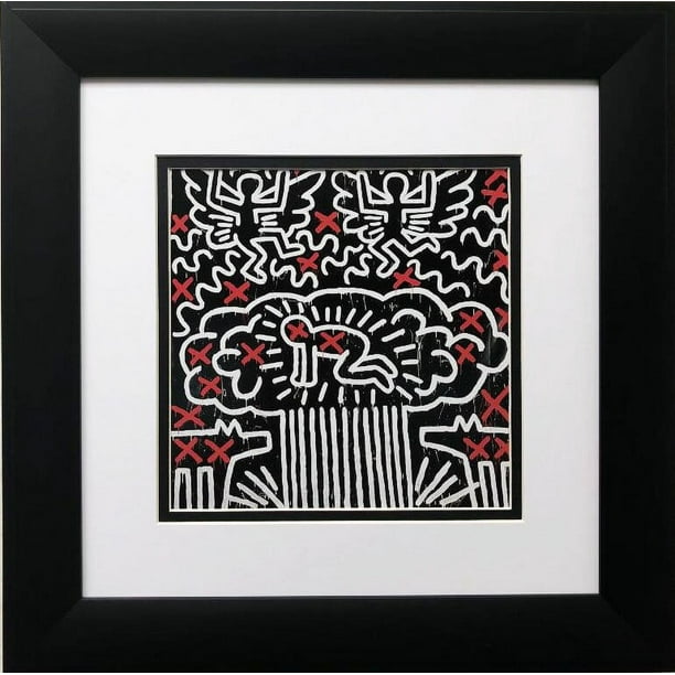 Keith Haring "Untitled #41" CUSTOM FRAMED Print Generic - Walmart ...