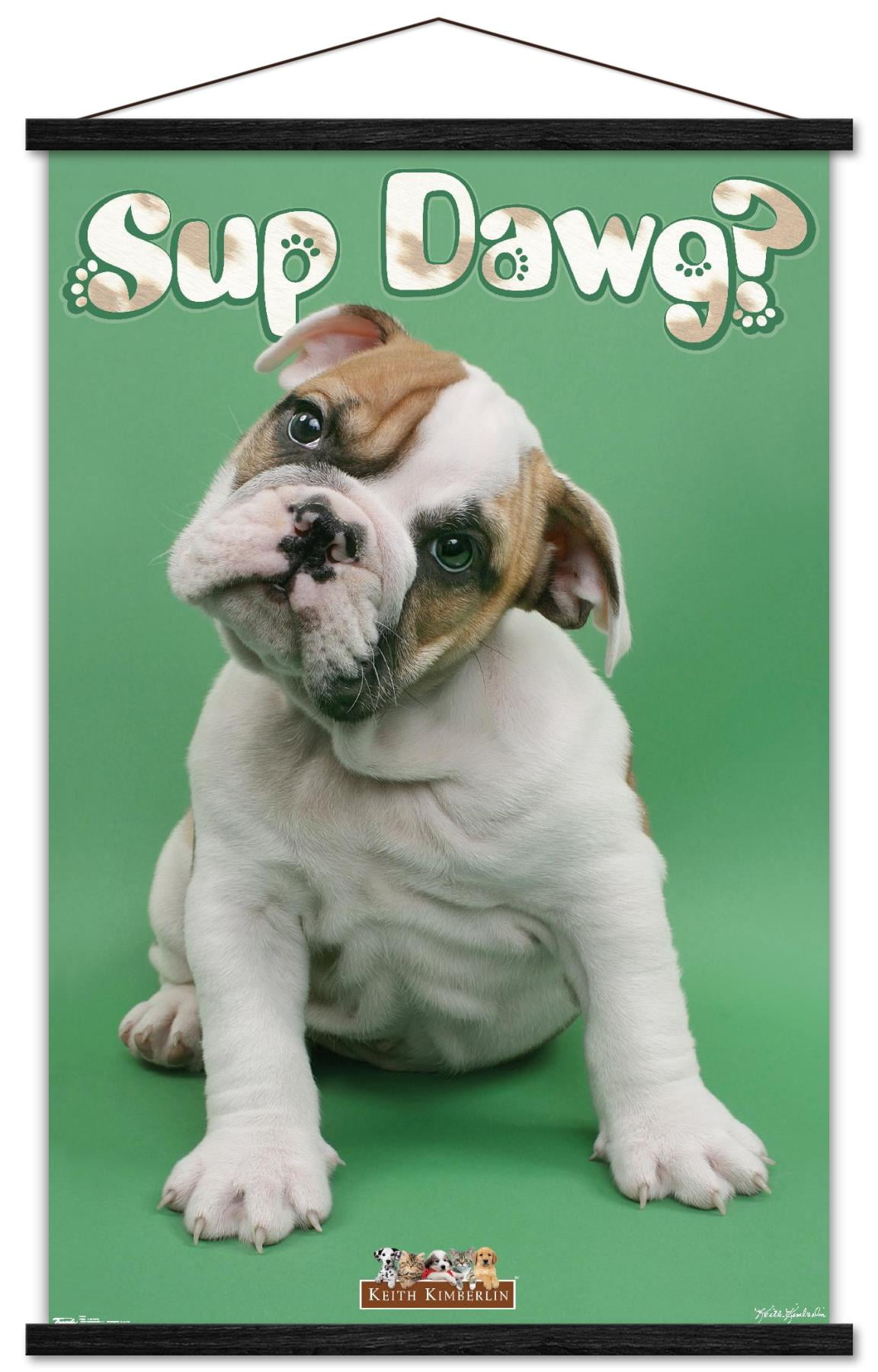 Keith Kimberlin - Sup Dawg Wall Poster with Wooden Magnetic Frame, 22. ...