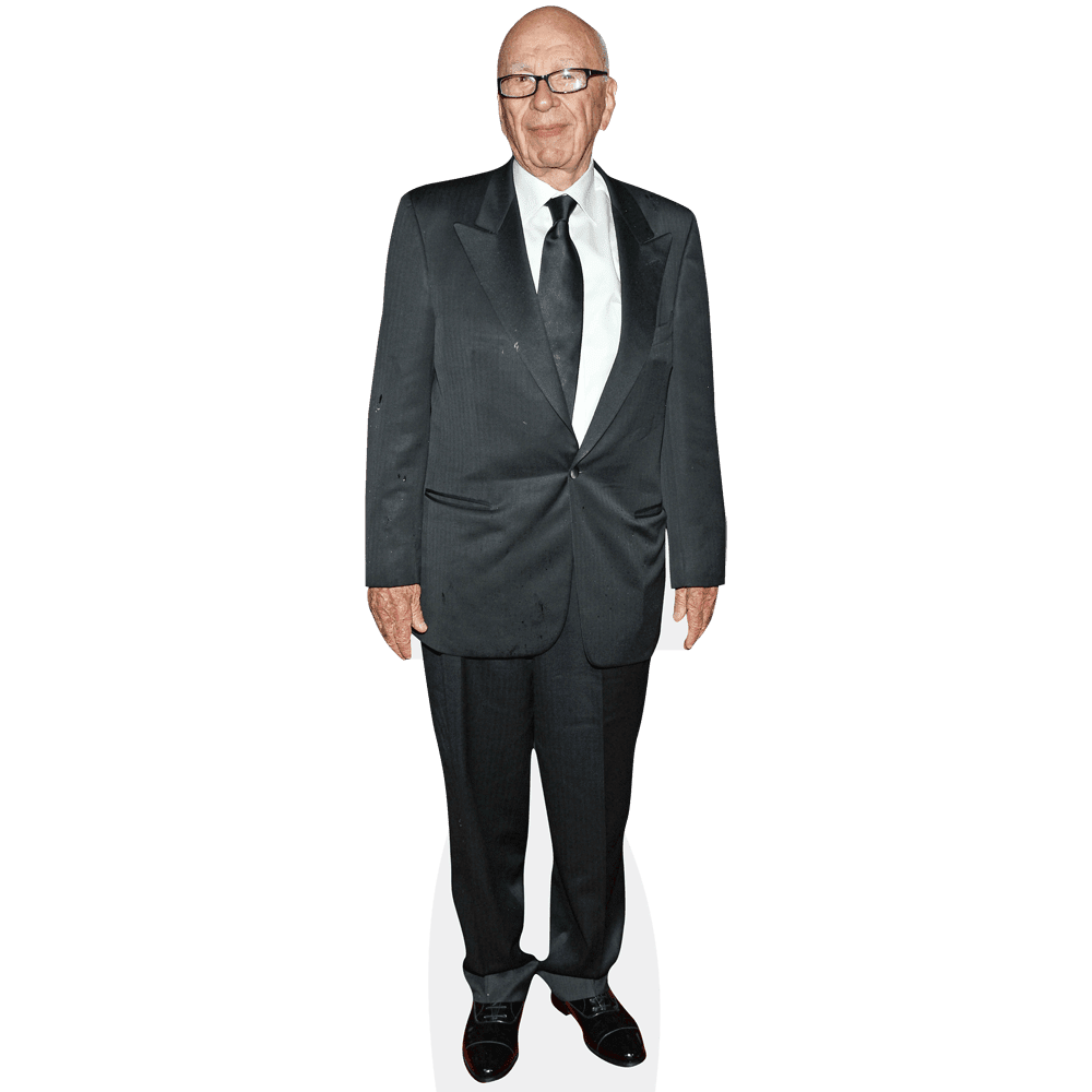 Keith Rupert Murdoch (Black Suit) Life Size Cutout. Standee. - Walmart.com