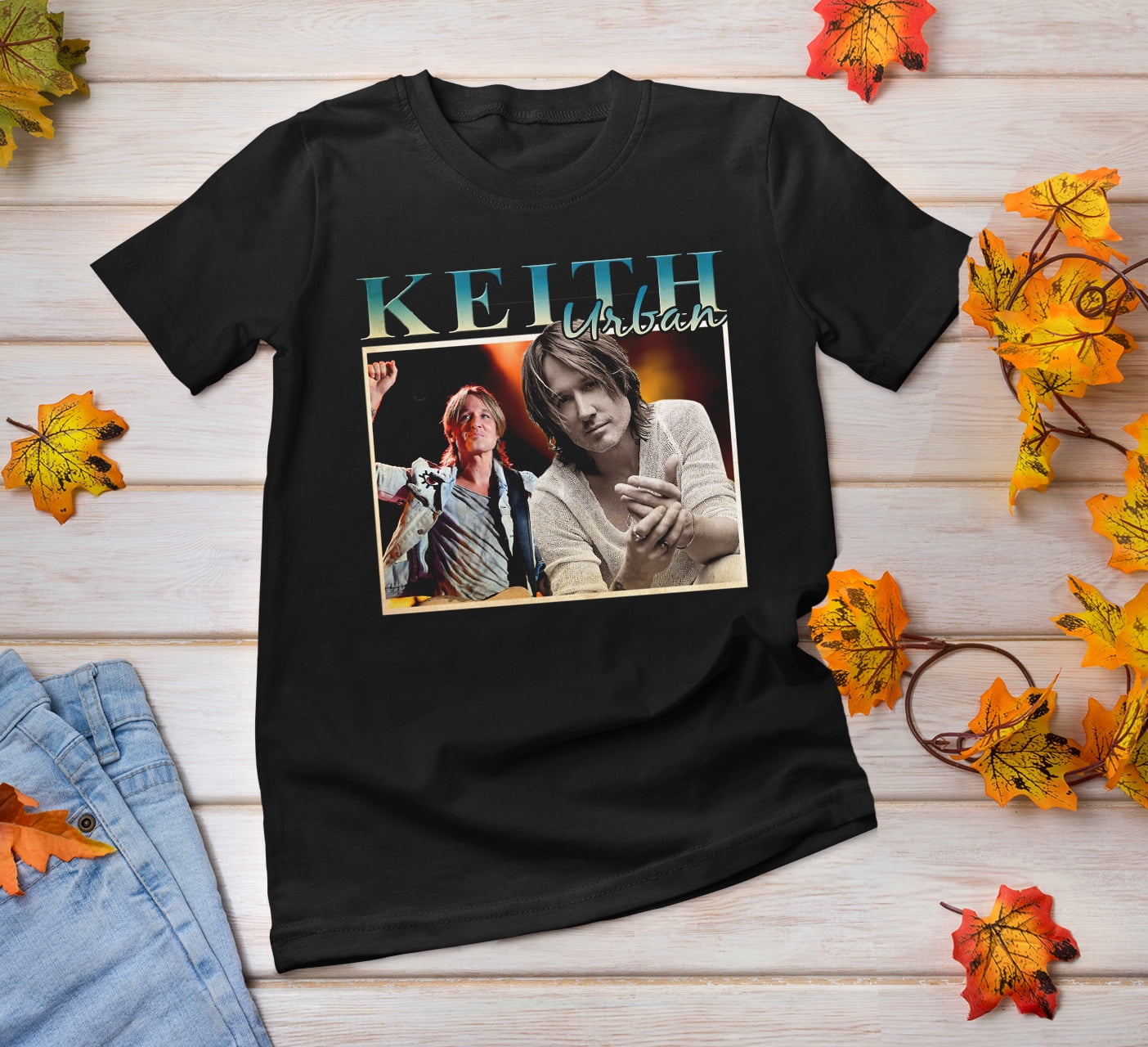 Keith Urban Collage Men T-shirt Black Unisex Tee All Sizes XY143 ...