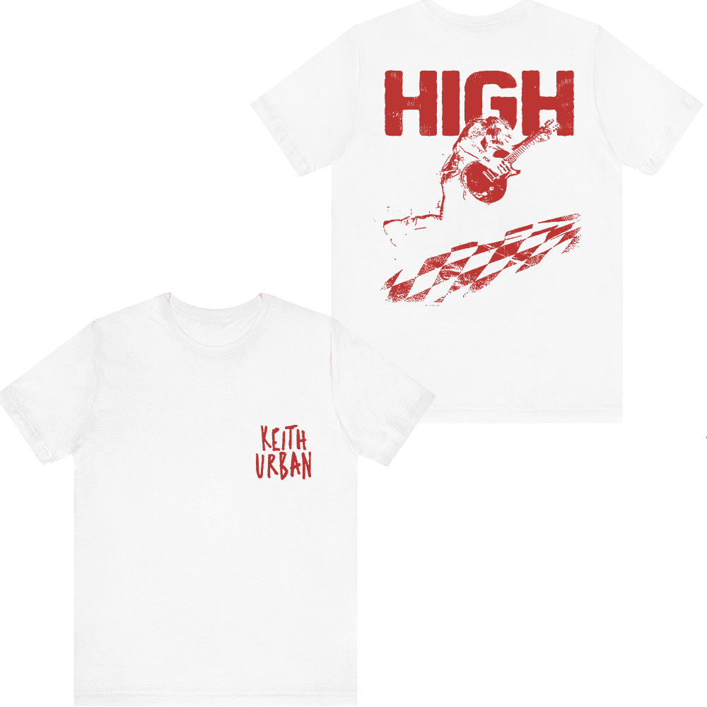 Keith Urban Merch HIGH T-shirt Printed Shirt Unisex Men Women Tee Short ...