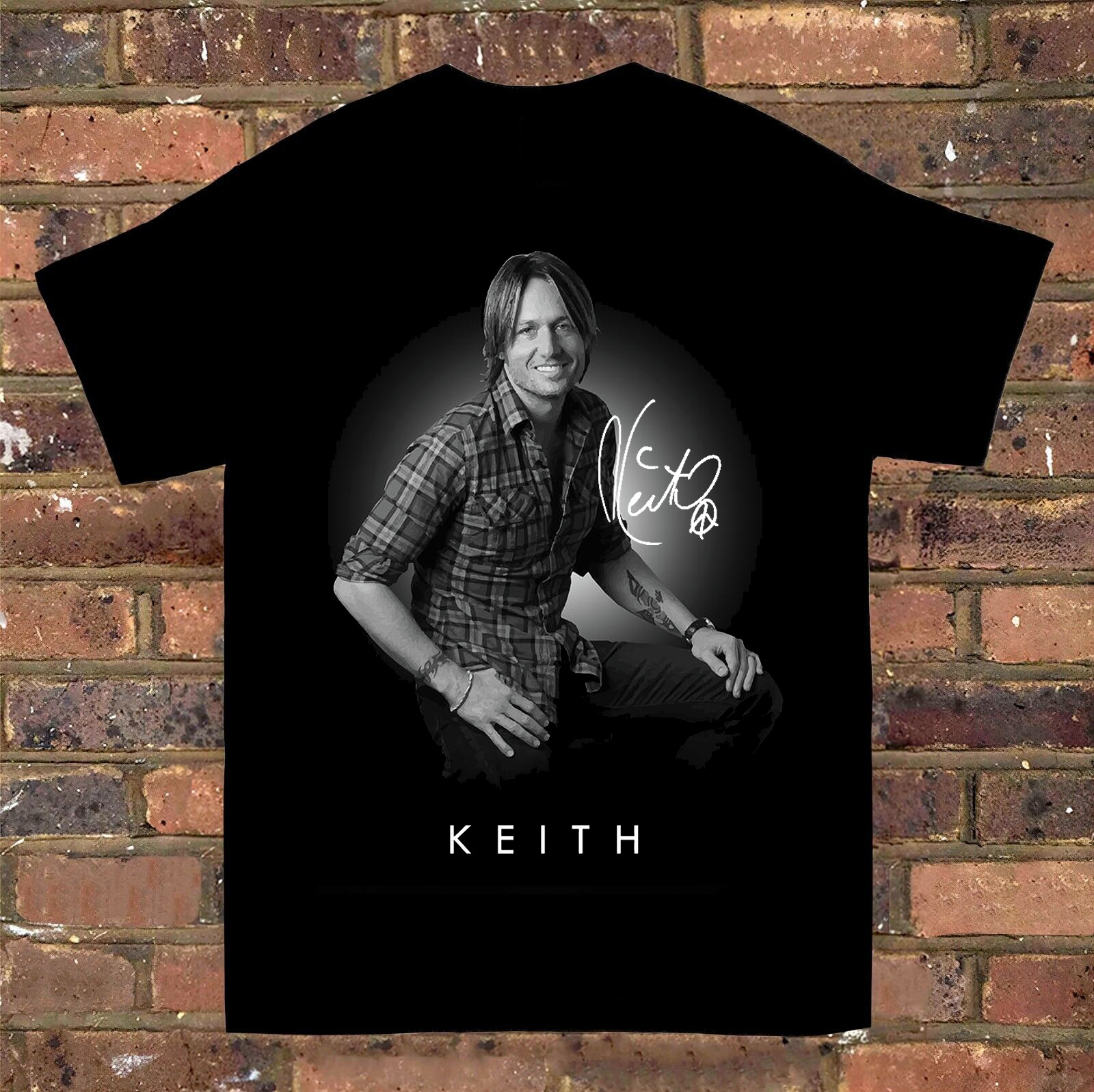 Keith Urban Signature Short Sleeve Cotton T- Shirt Men All Size ...