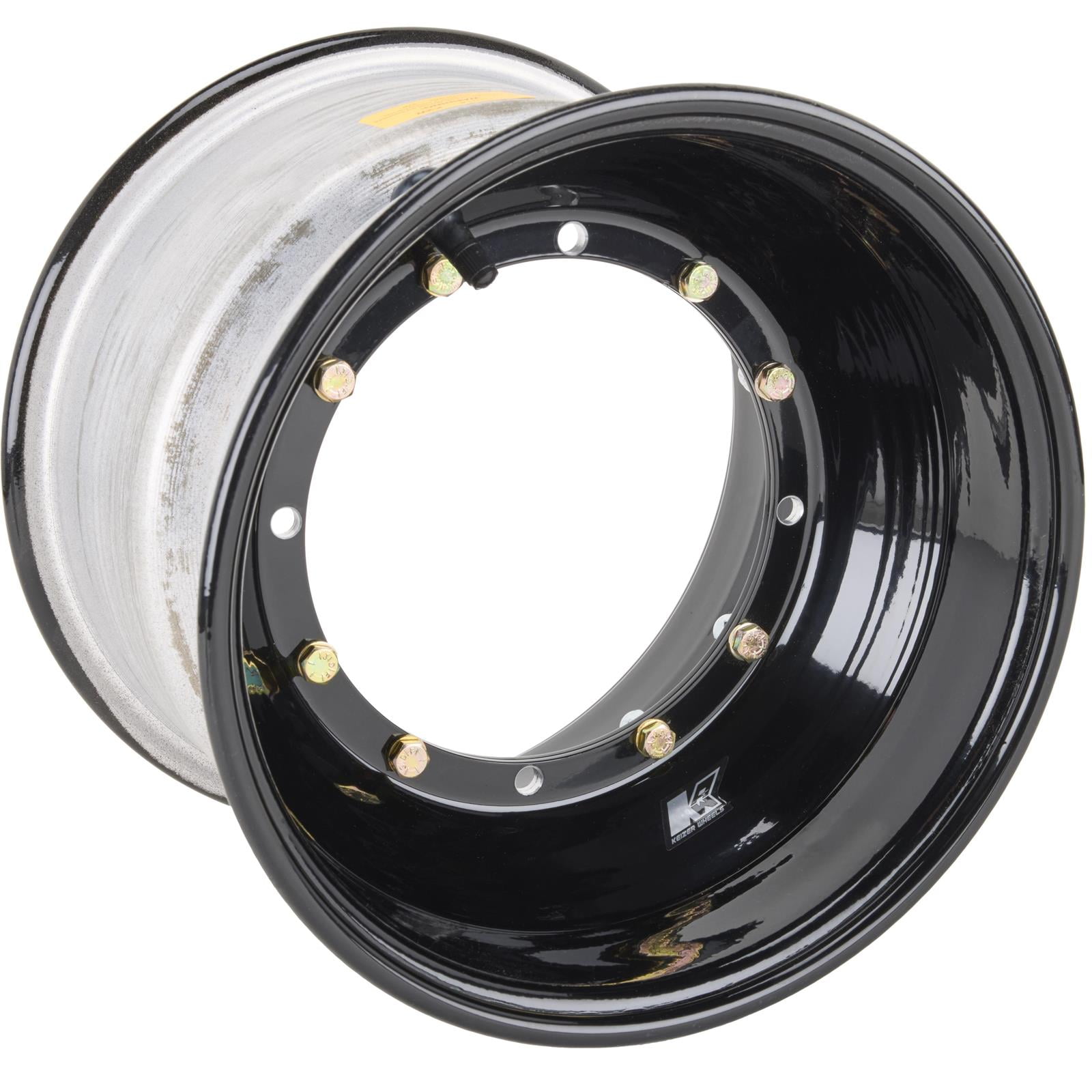 Keizer 1074BCB 10x7 Direct Mount Wheel, Black, 4 Inch Offset - Walmart.com
