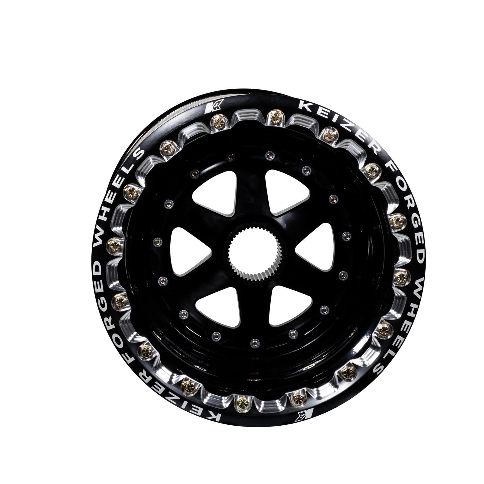Keizer 15156SPIFBLB 15x15 Inner Beadlock Wheel, 5 Off, Black - Walmart.com