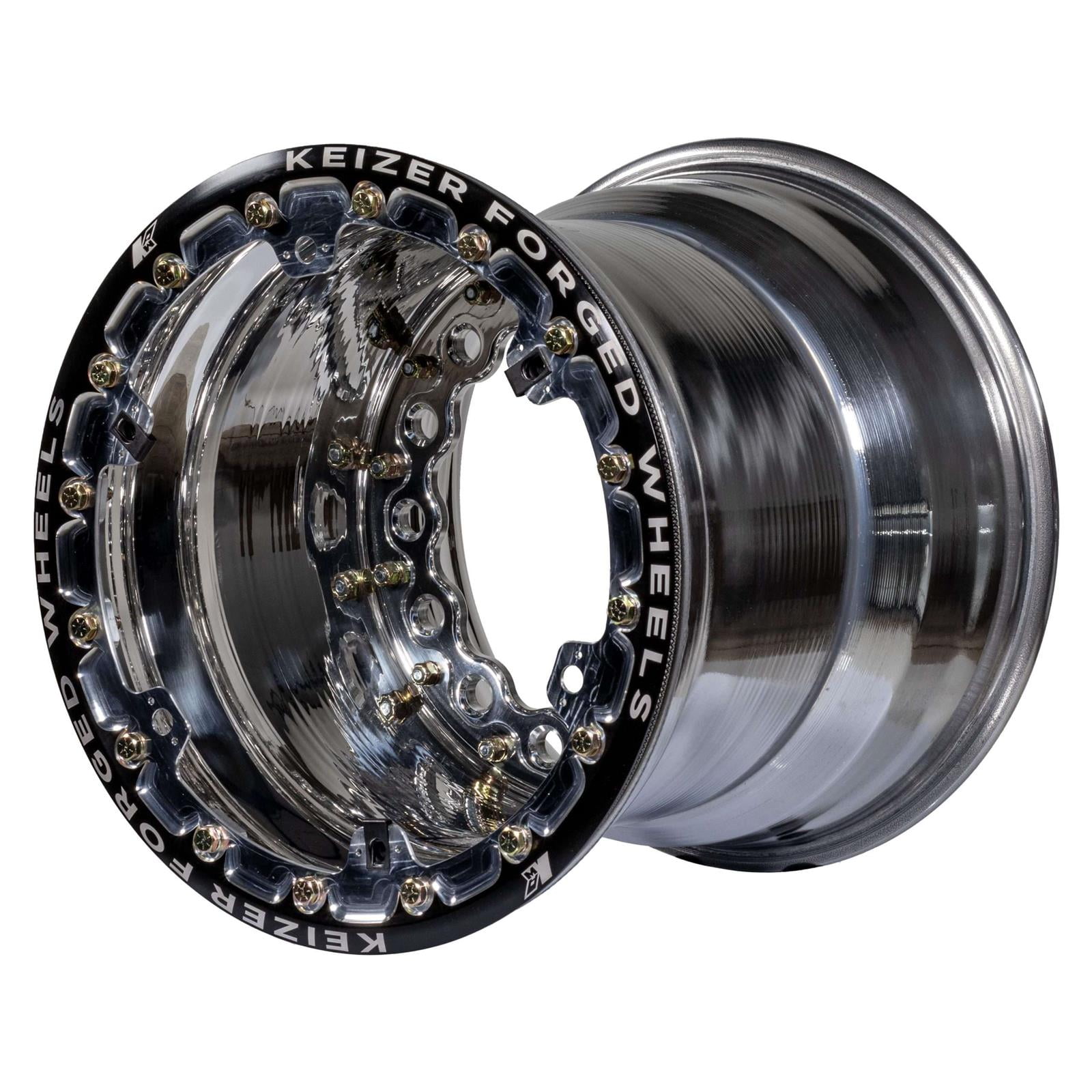 Keizer 1584BCFBLT 15x8 Direct Mount Beadlock Wheel, 3 Inch Offset ...