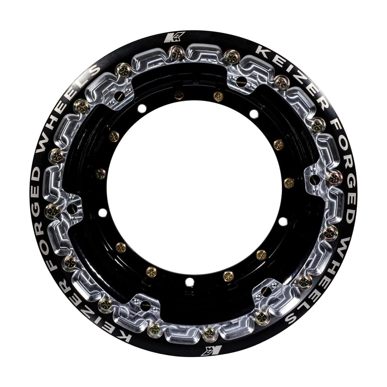 Keizer 1584BCFBLTB 15x8 Direct Mount Beadlock Wheel, 3 Off, Black ...