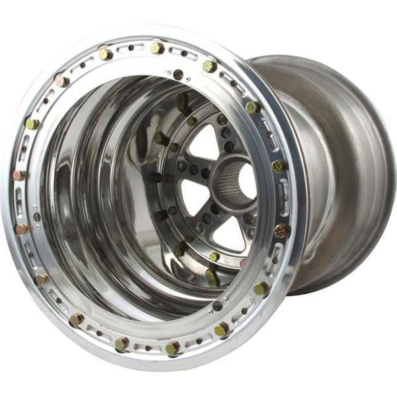 Keizer Wheels MW15145BLB 15 x 14 in. BS Wide 5 Black B&L Modular - 5 in ...