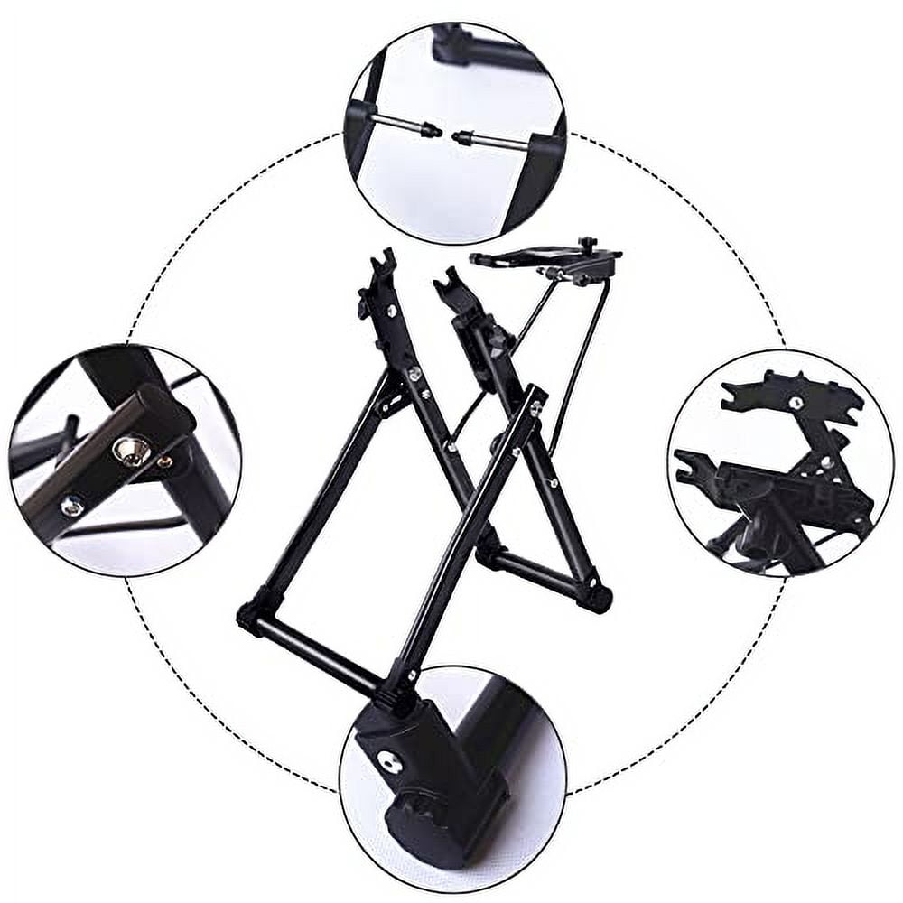Kekafu Bicycle Wheel Truing Stand, Foldable Bike Tire Truing Stand ...