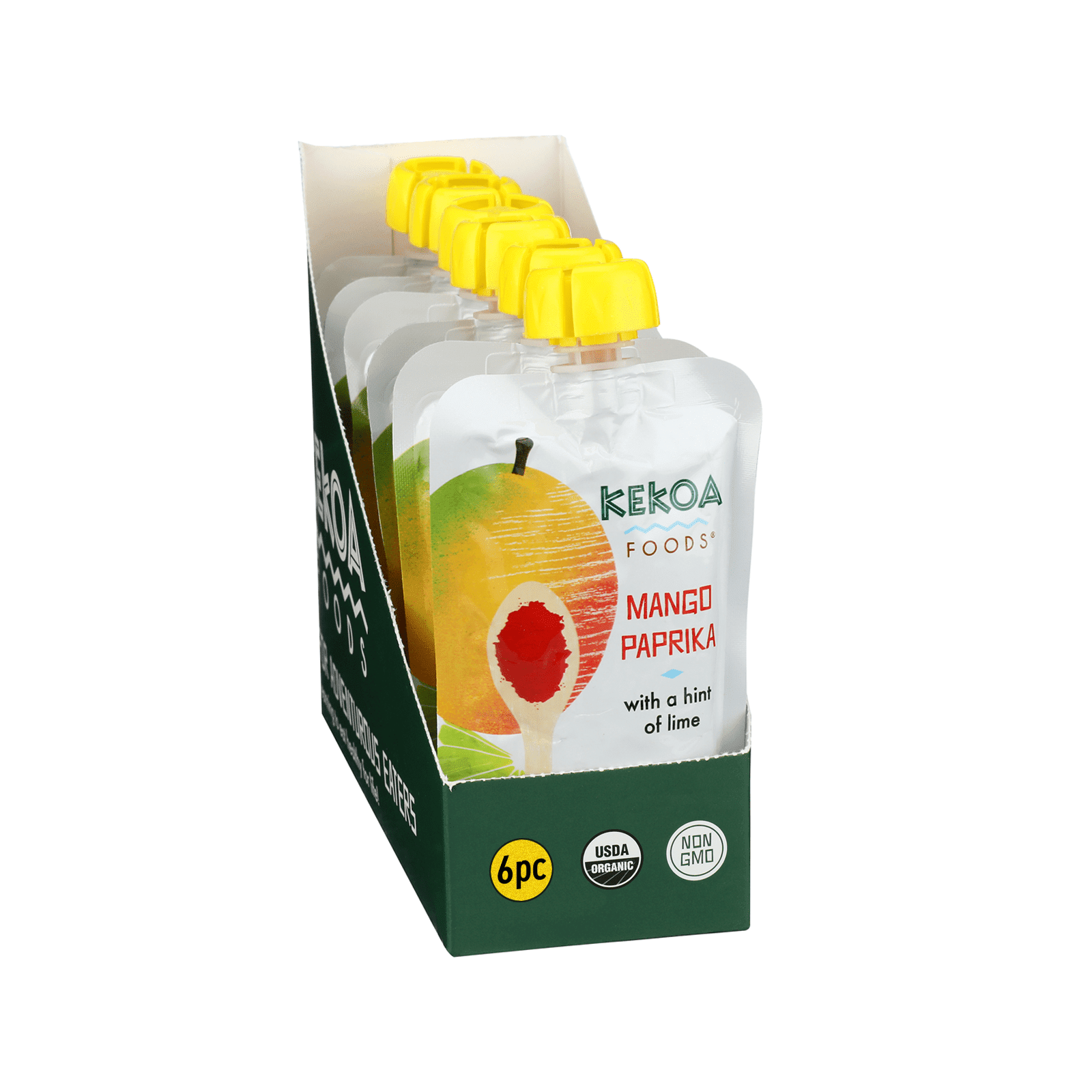 Kekoa Foods, Organic Baby Food, Mango Paprika Puree Flavor, 3.5 ounce ...