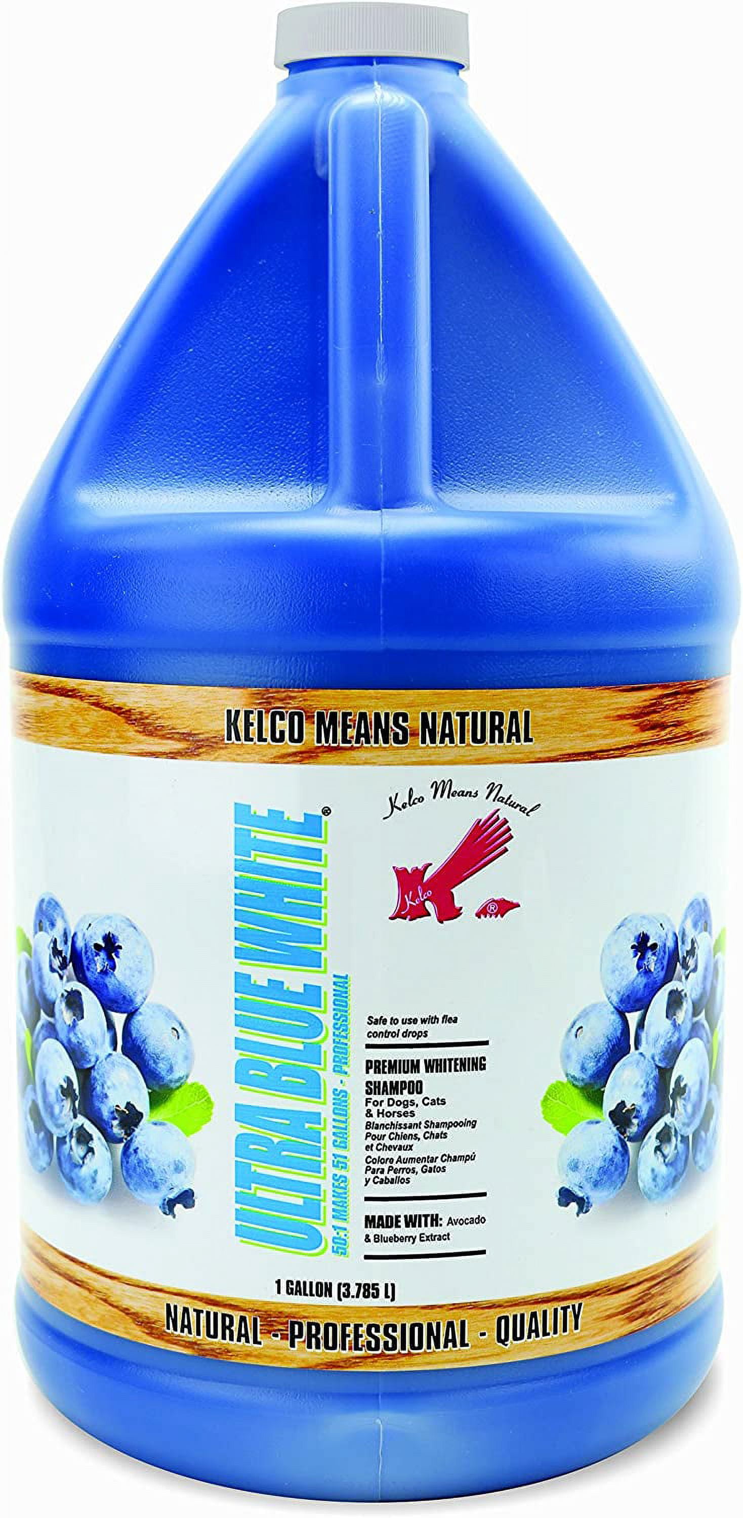 Kelco 50:1 Ultra Blue White Shampoo Gallon (KE300100) - Walmart.com
