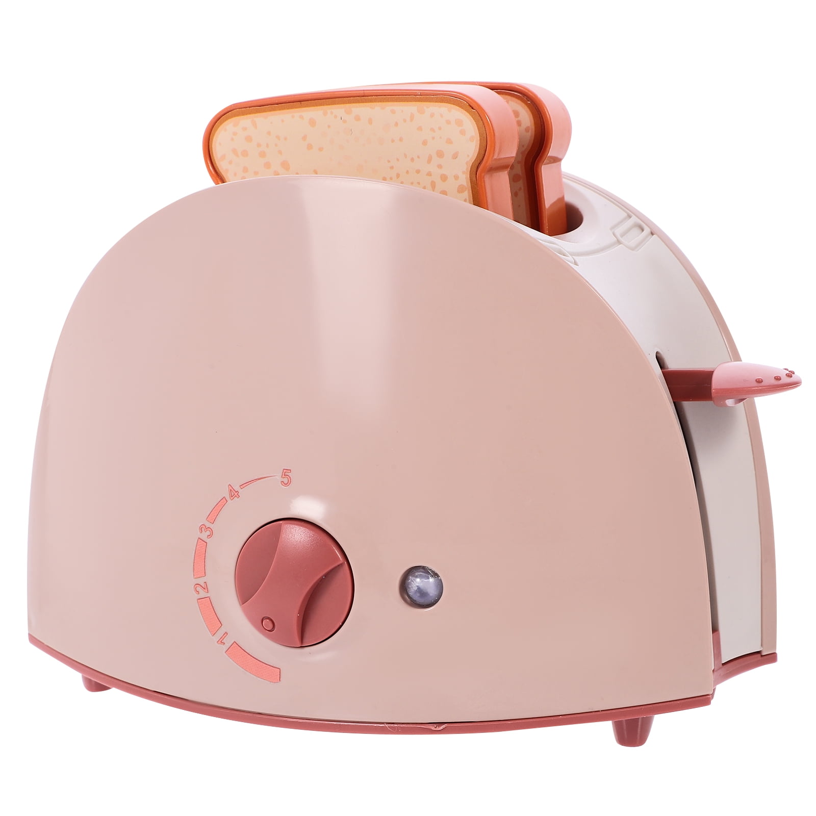 Kelingqi 1 Set Simulation Toaster Playset Toddlers Fake Bread Maker Toy ...