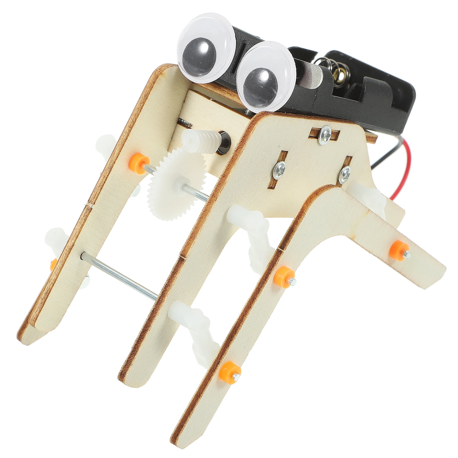 Kelingqi 1 Set of Diy Wooden Spider Robot Toy Diy Science Technology ...