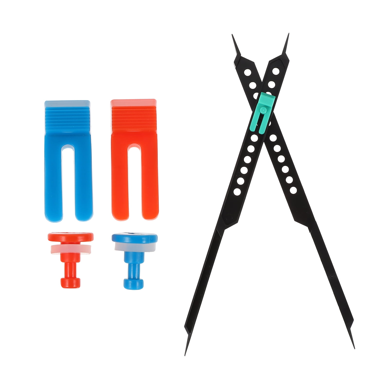 Kelingqi 1Pc Multi-function Drawing Ruler Tool Compass Drawing Ruler ...