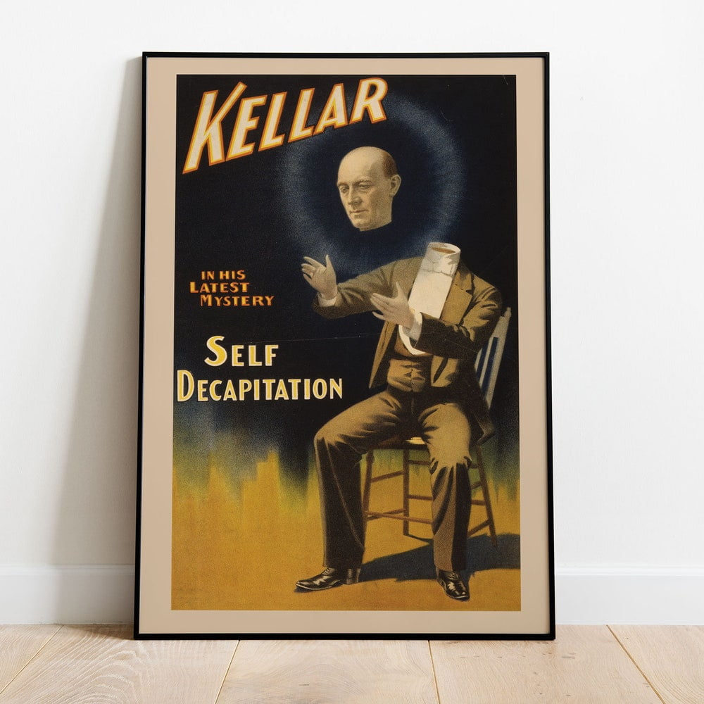 Kellar Poster, Magician Poster, Vintage Poster, Retro Poster, Show ...