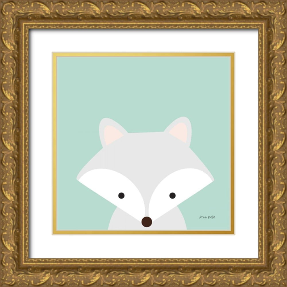 Kelle, Ann 12x12 Gold Ornate Wood Framed with Double Matting Museum Art ...