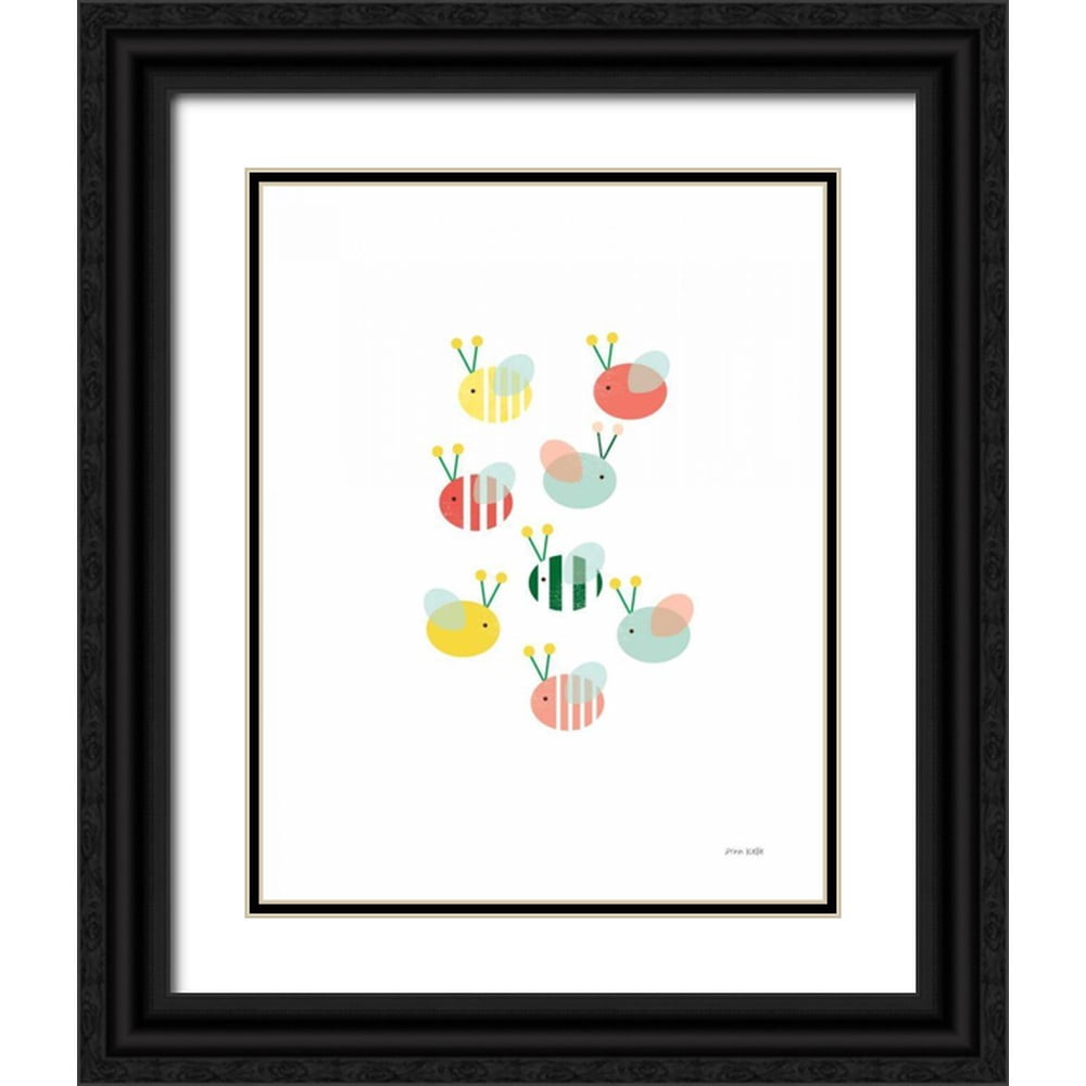 Kelle, Ann 12x14 Black Ornate Wood Framed with Double Matting Museum ...