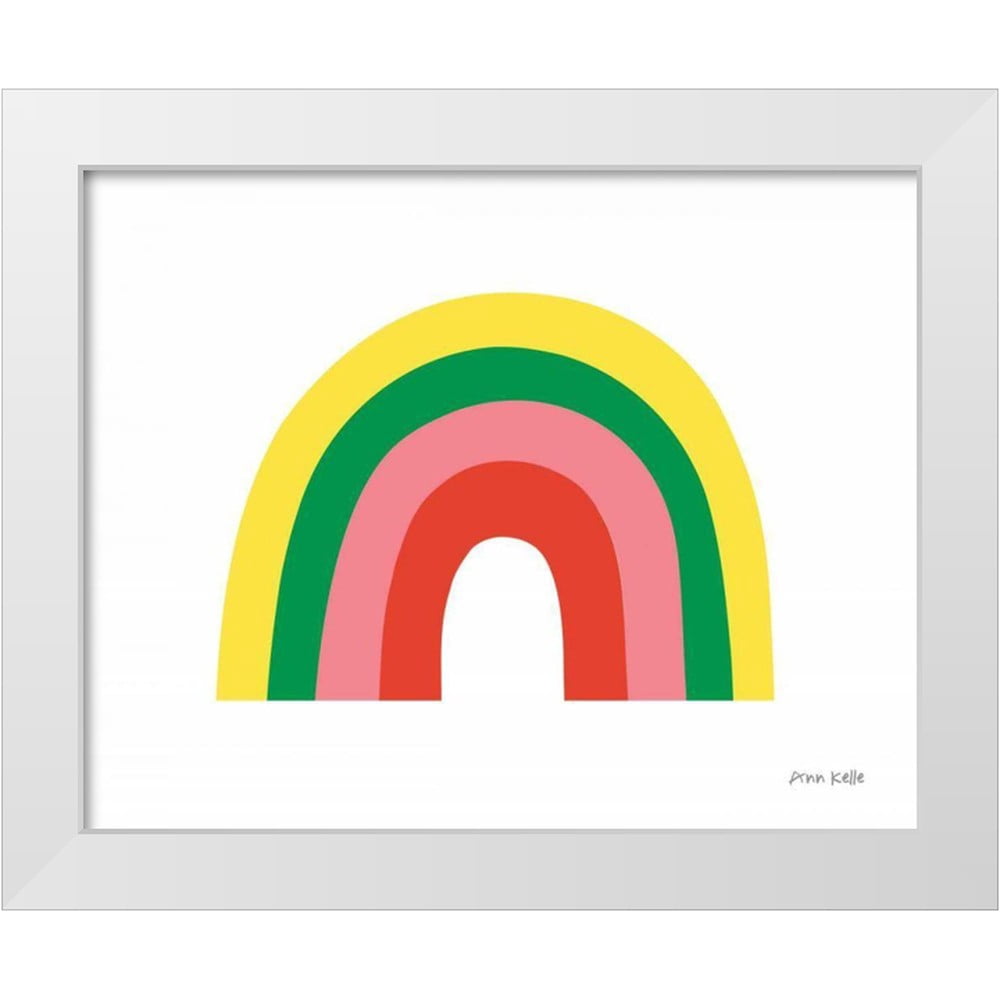 Kelle, Ann 14x12 White Modern Wood Framed Museum Art Print Titled ...