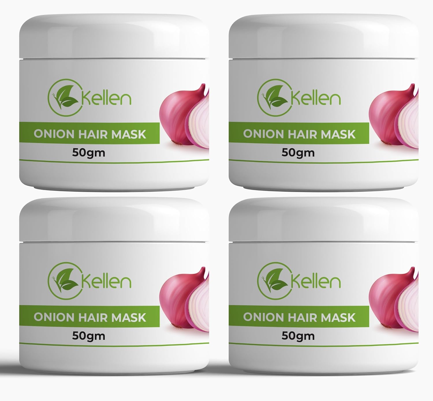 Kellen Onion hair Mask With Curry Leaves All Hair Type 4 combo 50 gm ...