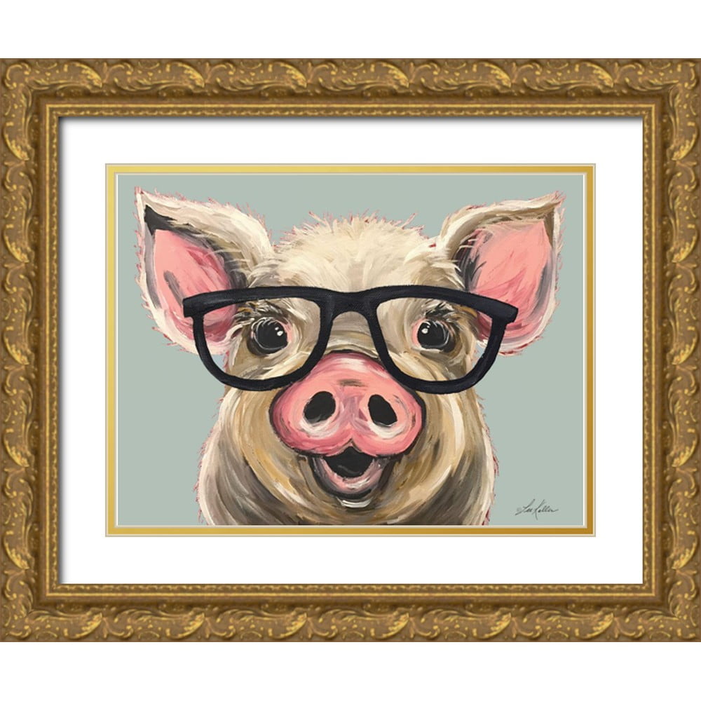 Keller, Lee 24x19 Gold Ornate Wood Framed with Double Matting Museum ...