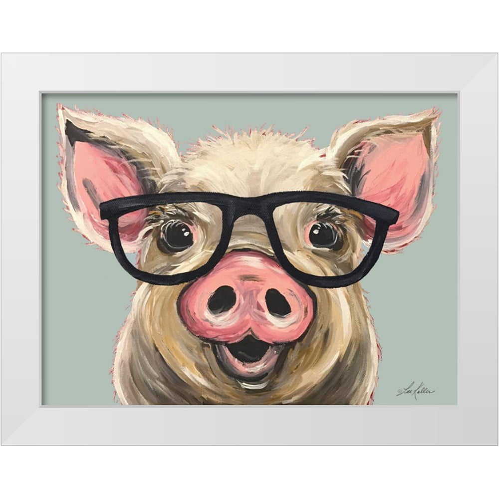 Keller, Lee 24x19 White Modern Wood Framed Museum Art Print Titled ...