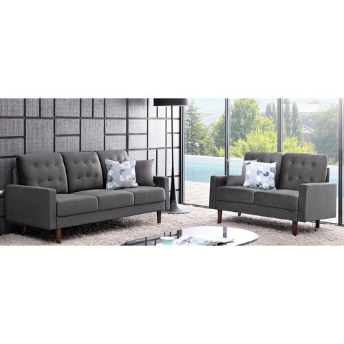 Kellett Tufted Living Room Set - Walmart.com