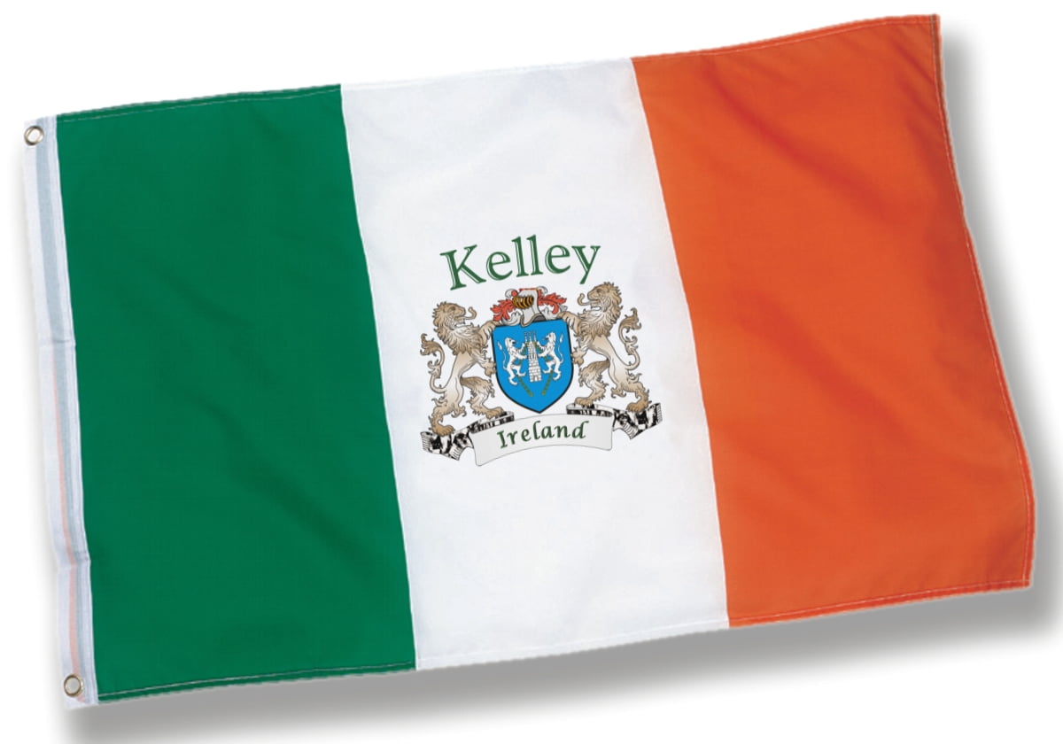 Kelley Irish Coat of Arms Ireland Flag - 3'x5' foot. - Walmart.com