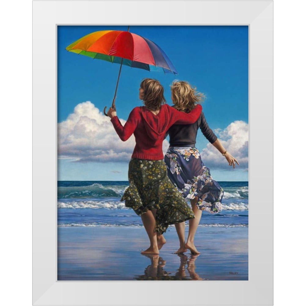 Kelley, Paul 12x14 White Modern Wood Framed Museum Art Print Titled ...