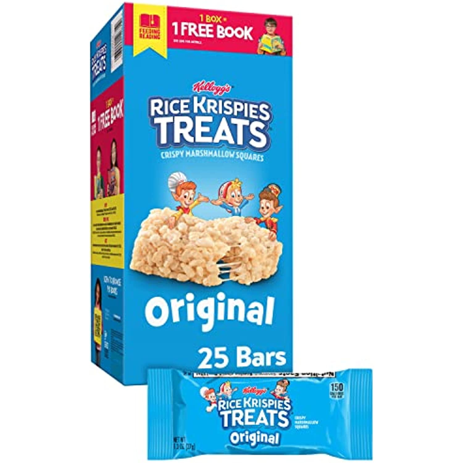 Kellogg’S Rice Krispies Treats, Crispy Marshmallow Squares, Original ...