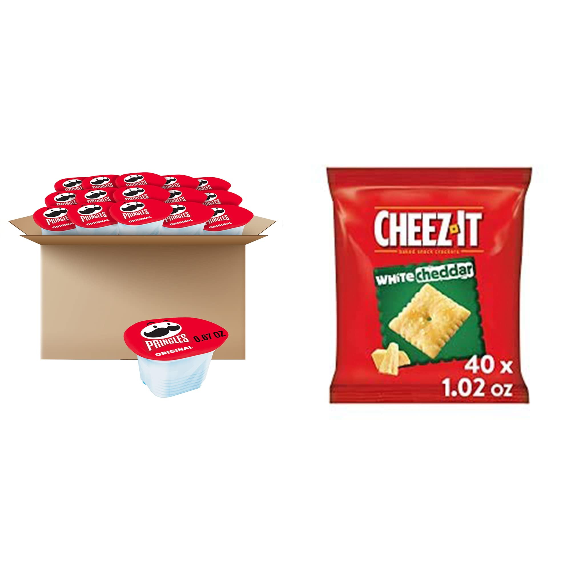 Kellogg,S Salty Snack Box, Pringles Original Potato Crisps Chips (36 ...