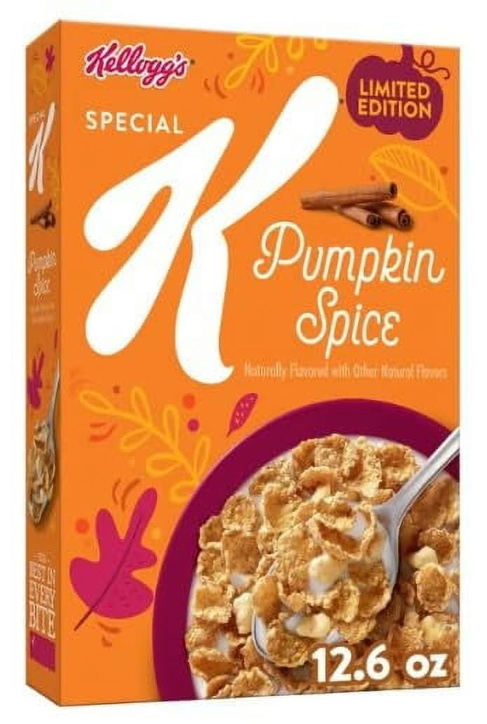 Kelloggs Special K Pumpkin Spice Cereal, Limited Edition, 12.6 oz Box ...