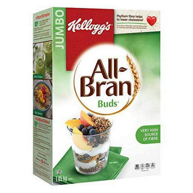 Kellogg's All-Bran Buds Cereal, 1050g/2.53lbs., (3 Pack), {Imported ...