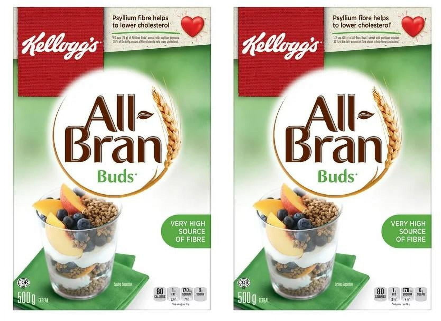 Kellogg's All-Bran Buds Cereal, 500g (2 Pack) - Walmart.com
