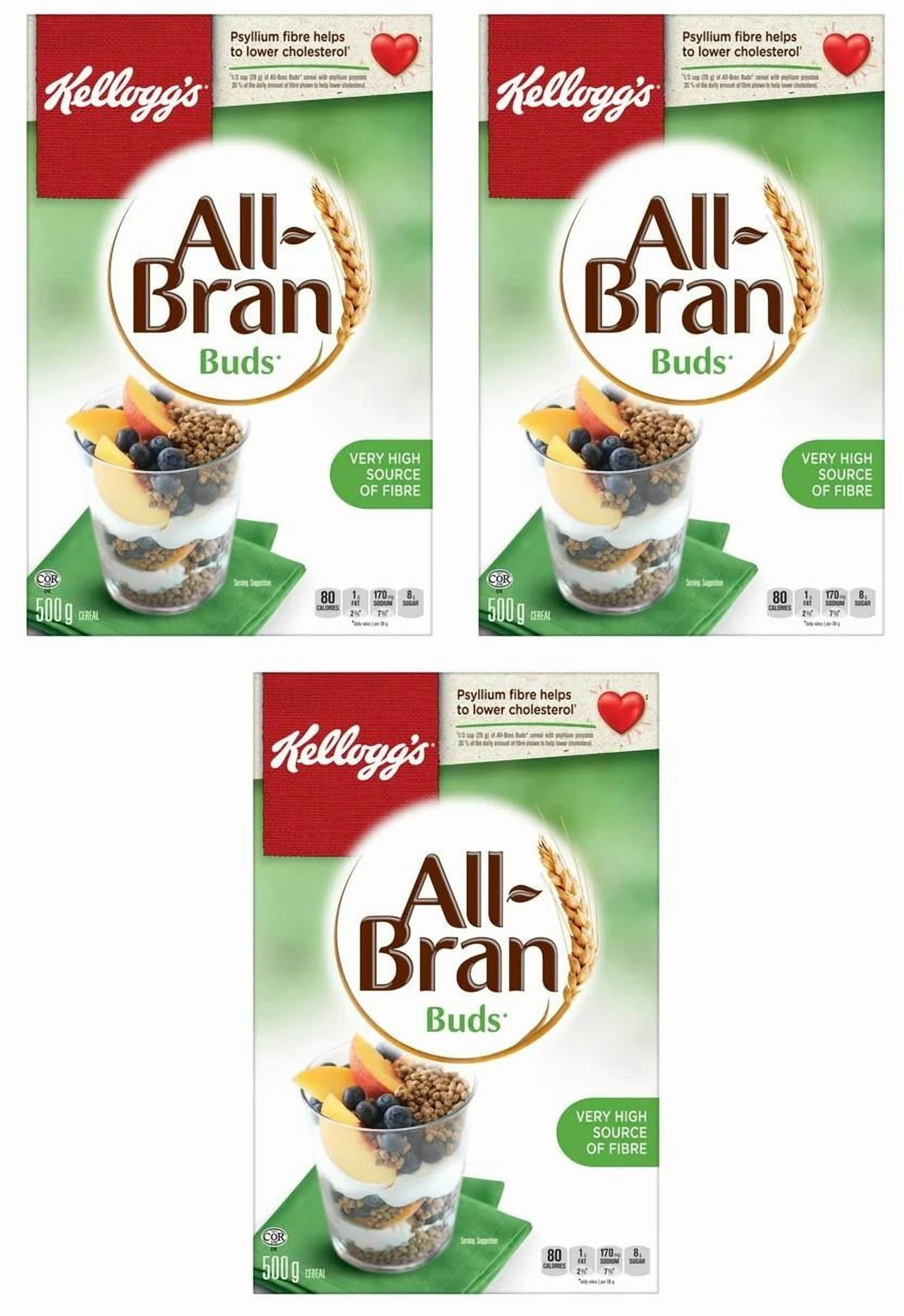 Kellogg's All-Bran Buds Cereal, 500g (3 Pack) - Walmart.com