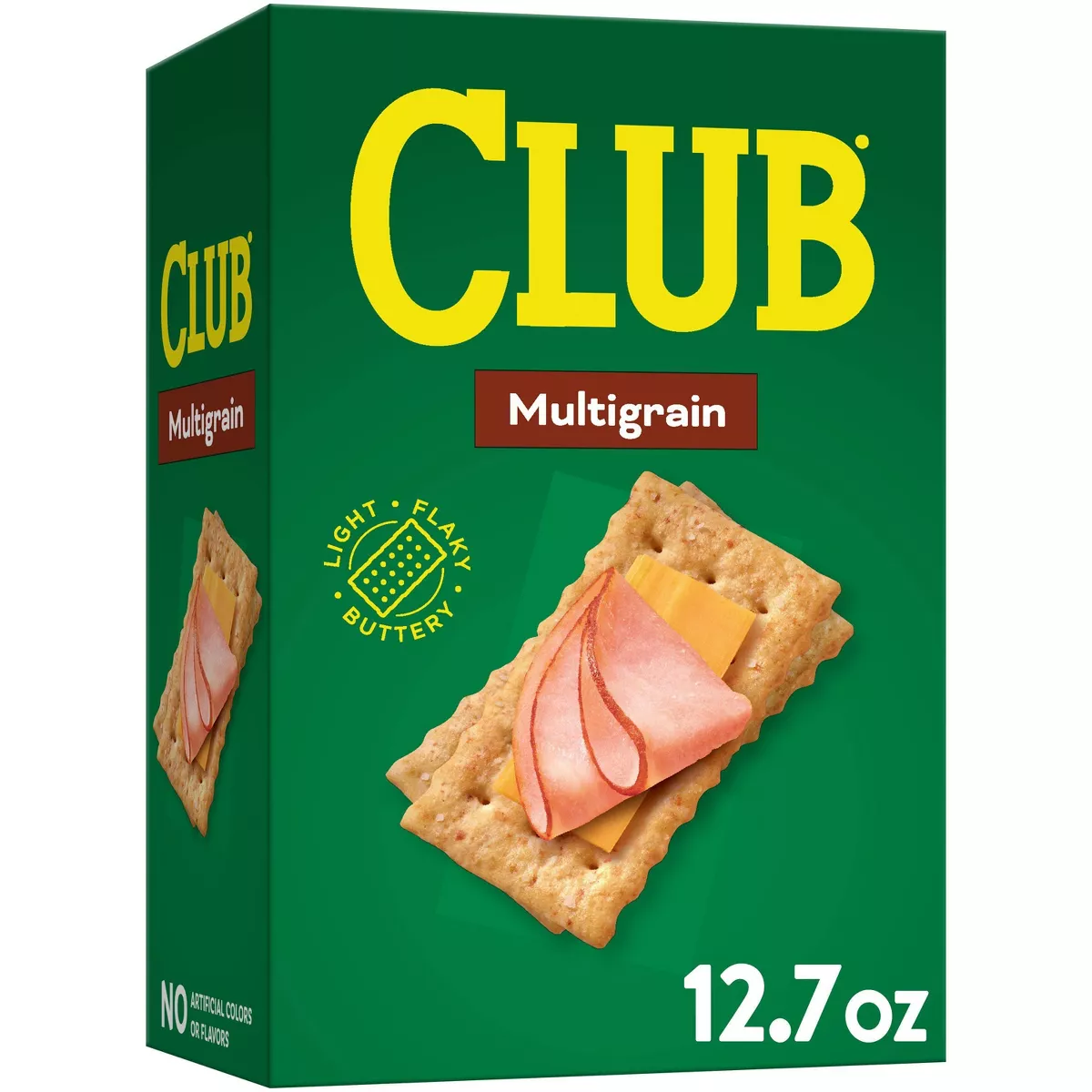 Club Crackers, Snack Crackers, Party Snacks, Multi Grain, 12.7oz Box (1 ...