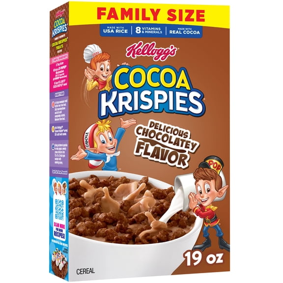 Kellogg's Frosted Krispies Breakfast Cereal, Kids Snacks, Family ...