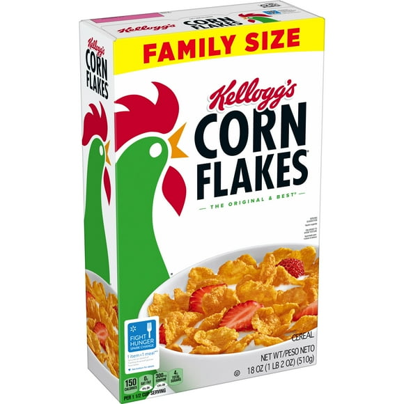 Family Size Cereal Box