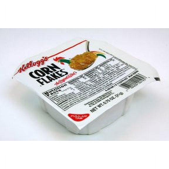 Kelloggs Individual Serving Corn Flakes Cereal, 96 Pack, 0.75 Ounce ...