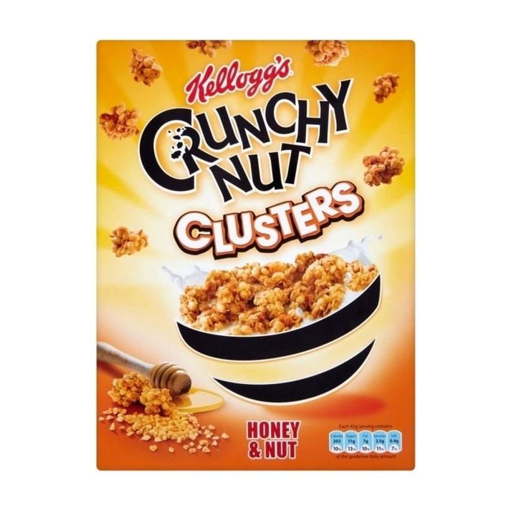 Kellogg's Crunchy Nut Clusters SSF20 Honey & Nut (450g) - Walmart.com
