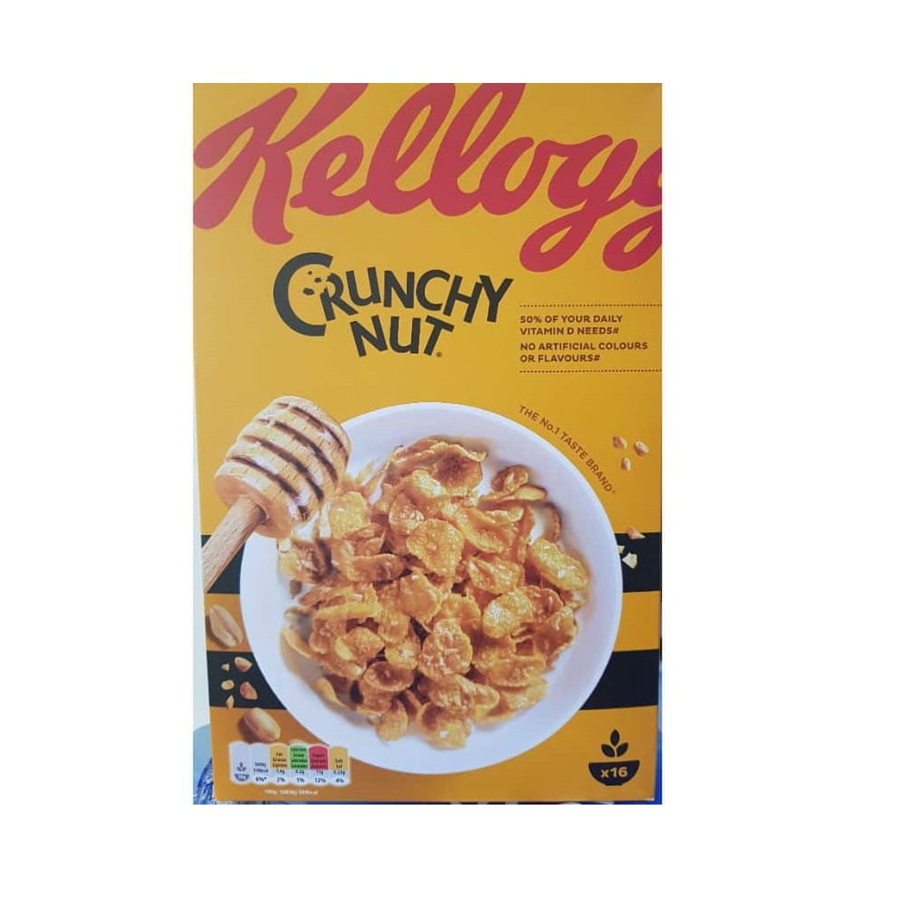 Kellogg's Crunchy Nut Cornflakes 460g (Pack of 3) - Walmart.com