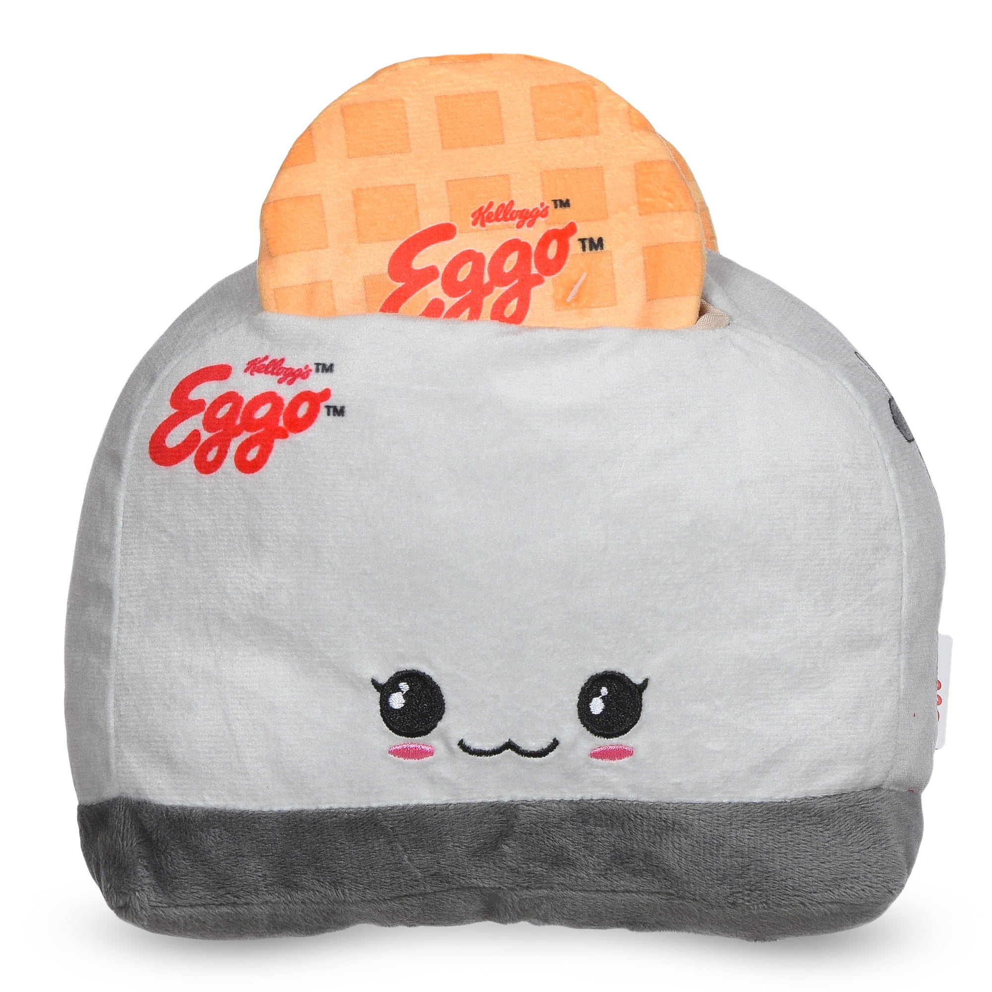 Kellogg's Eggo Waffle Dog Toy with Squeaker and Plush Burrow Toaster ...