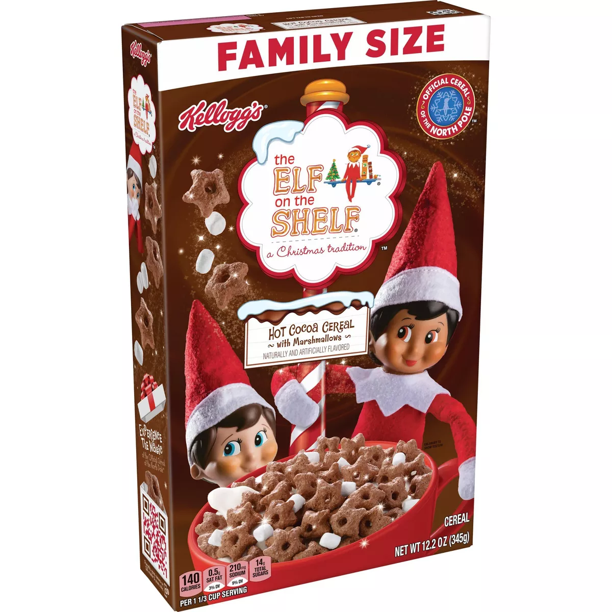 Kellogg's Elf On The Shelf Hot Cocoa Cereal - 12.2oz - Walmart.com