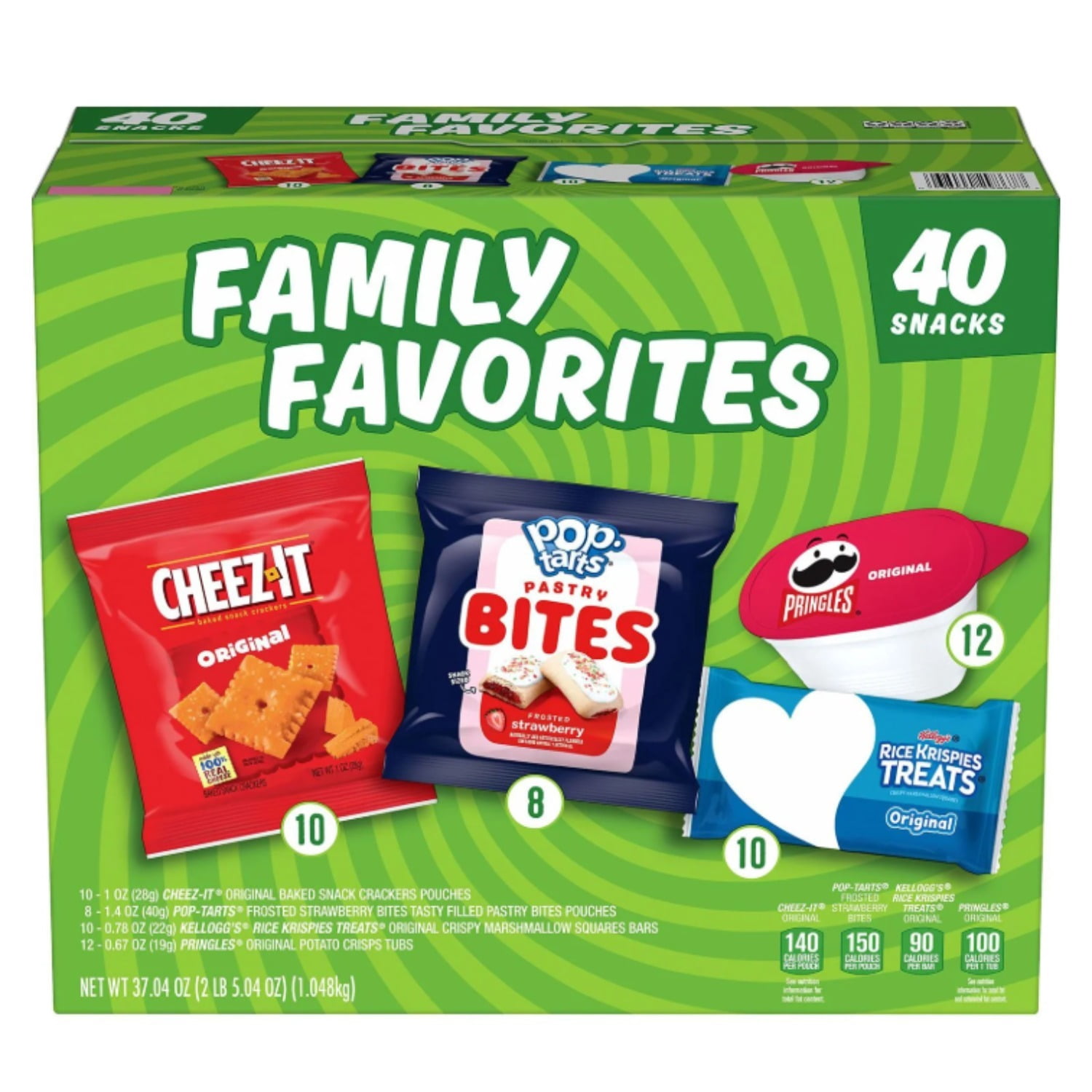 Kellogg's Family Favorites Mix Variety Pack, 40 Pk. – Cheez-It, Pop ...