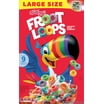 Kellogg's Froot Loops Original Breakfast Cereal, Giant Size, 23 oz Box ...