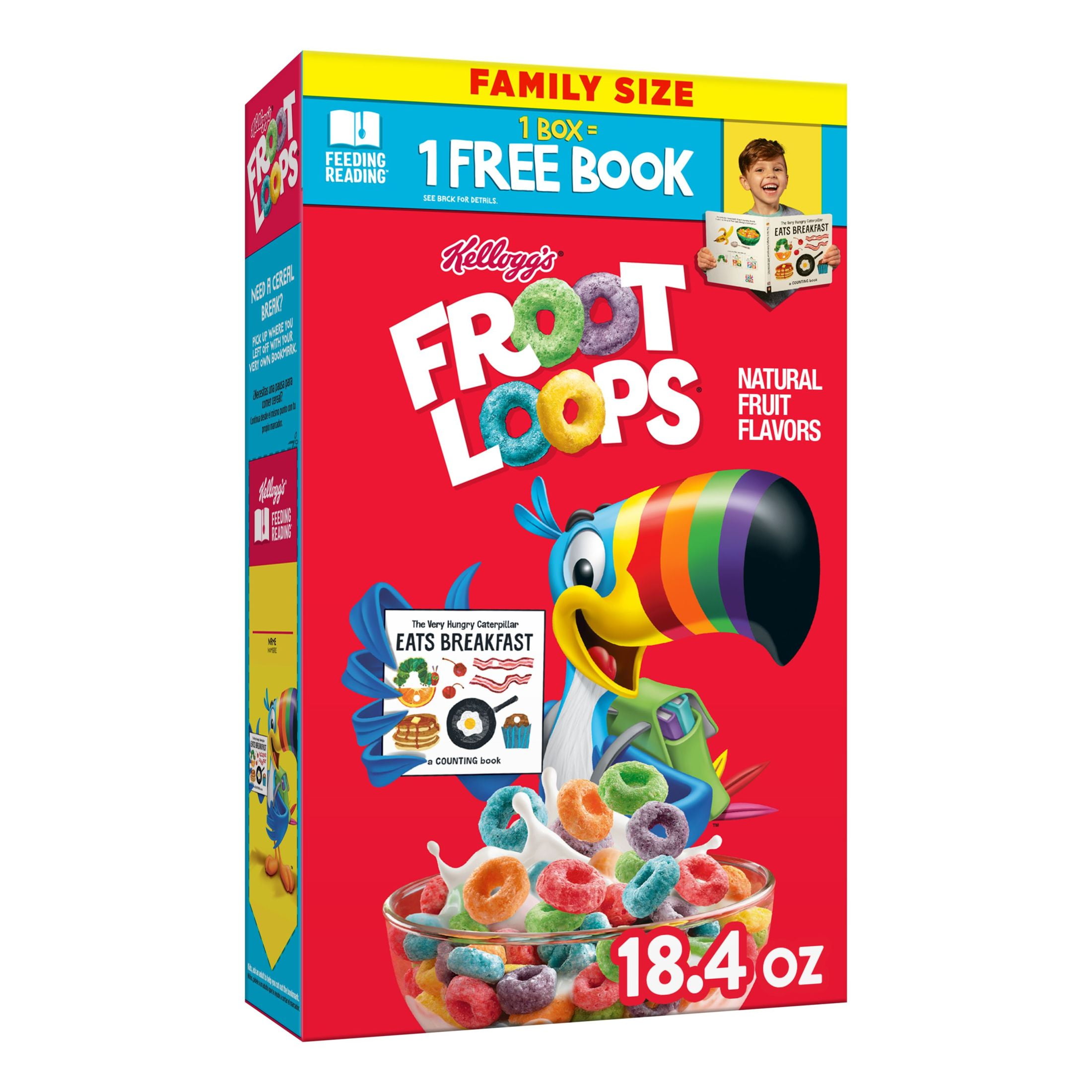 Kellogg's Froot Loops Original Cold Breakfast Cereal, 18.4 oz - Walmart.com