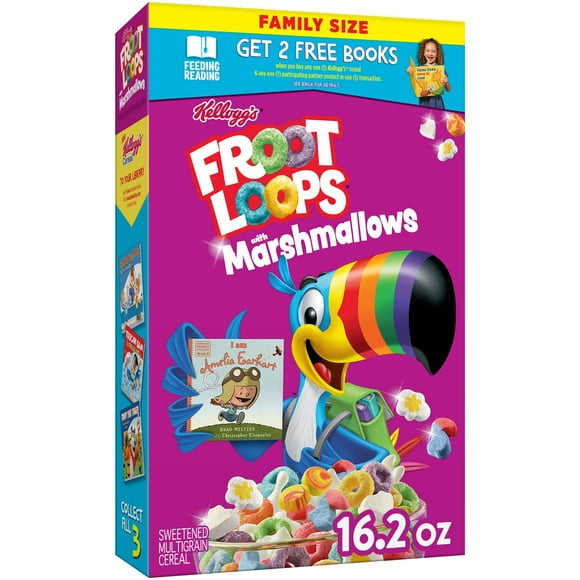 Kellogg's Froot Loops Original with Marshmallows Breakfast Cereal ...
