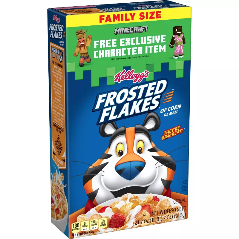 Kellogg's Frosted Flakes - 21.7oz - medium size frosted flakes ...