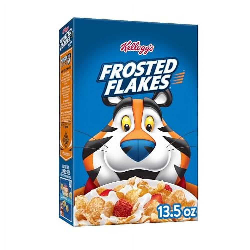 Kellogg's Frosted Flakes Breakfast Cereal, Kids Cereal, Family ...