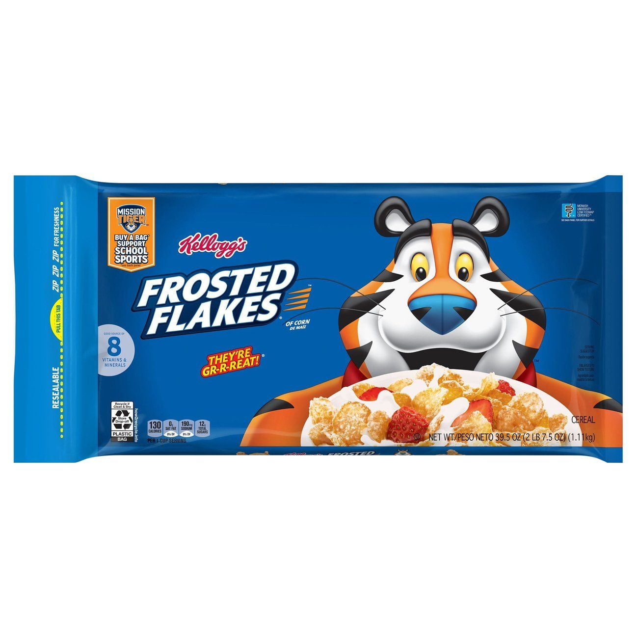 Kellogg's Frosted Flakes Cereal - 39.5 oz Package May Vary - Walmart.com