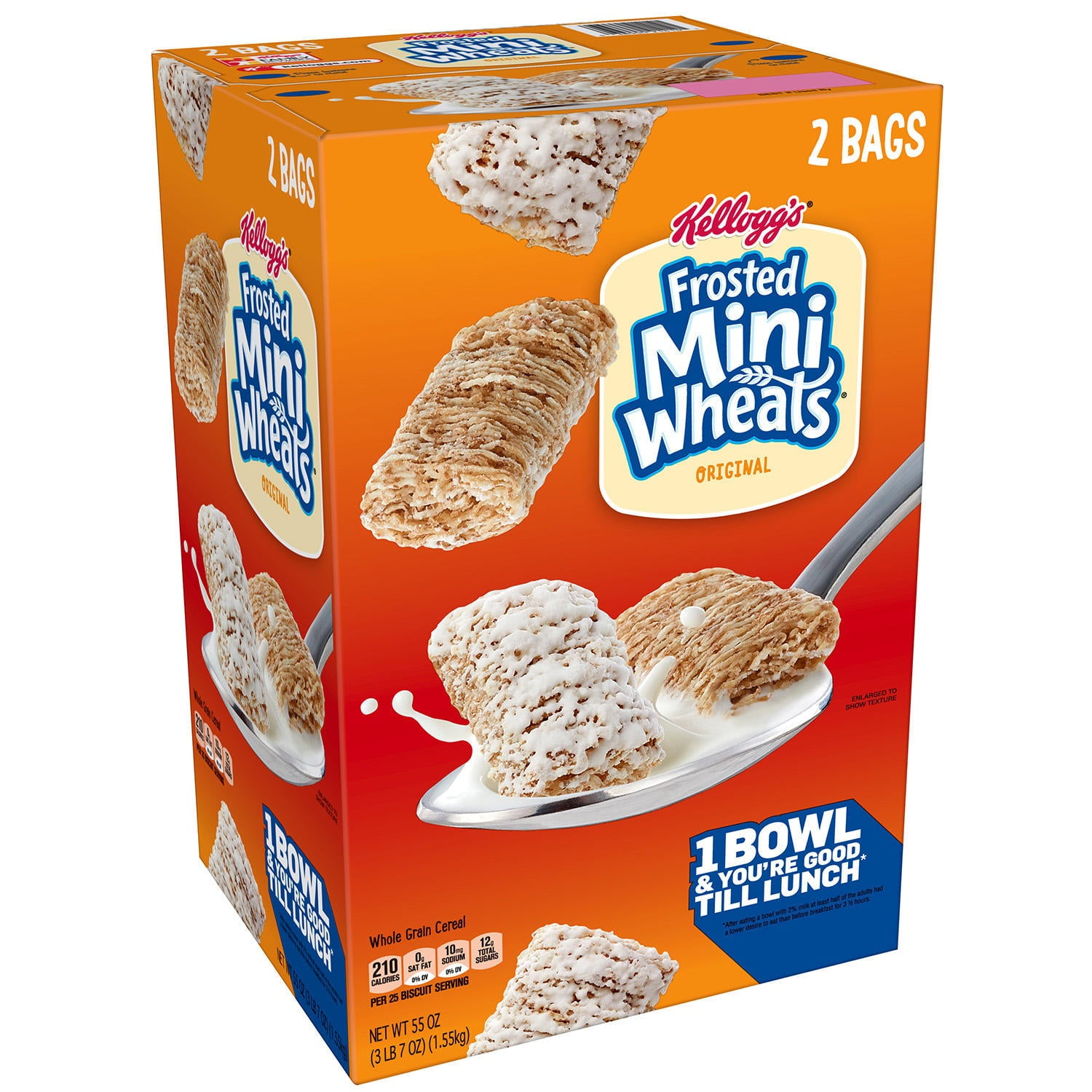 Kellogg's Frosted Mini Wheats (55 oz.) - Walmart.com